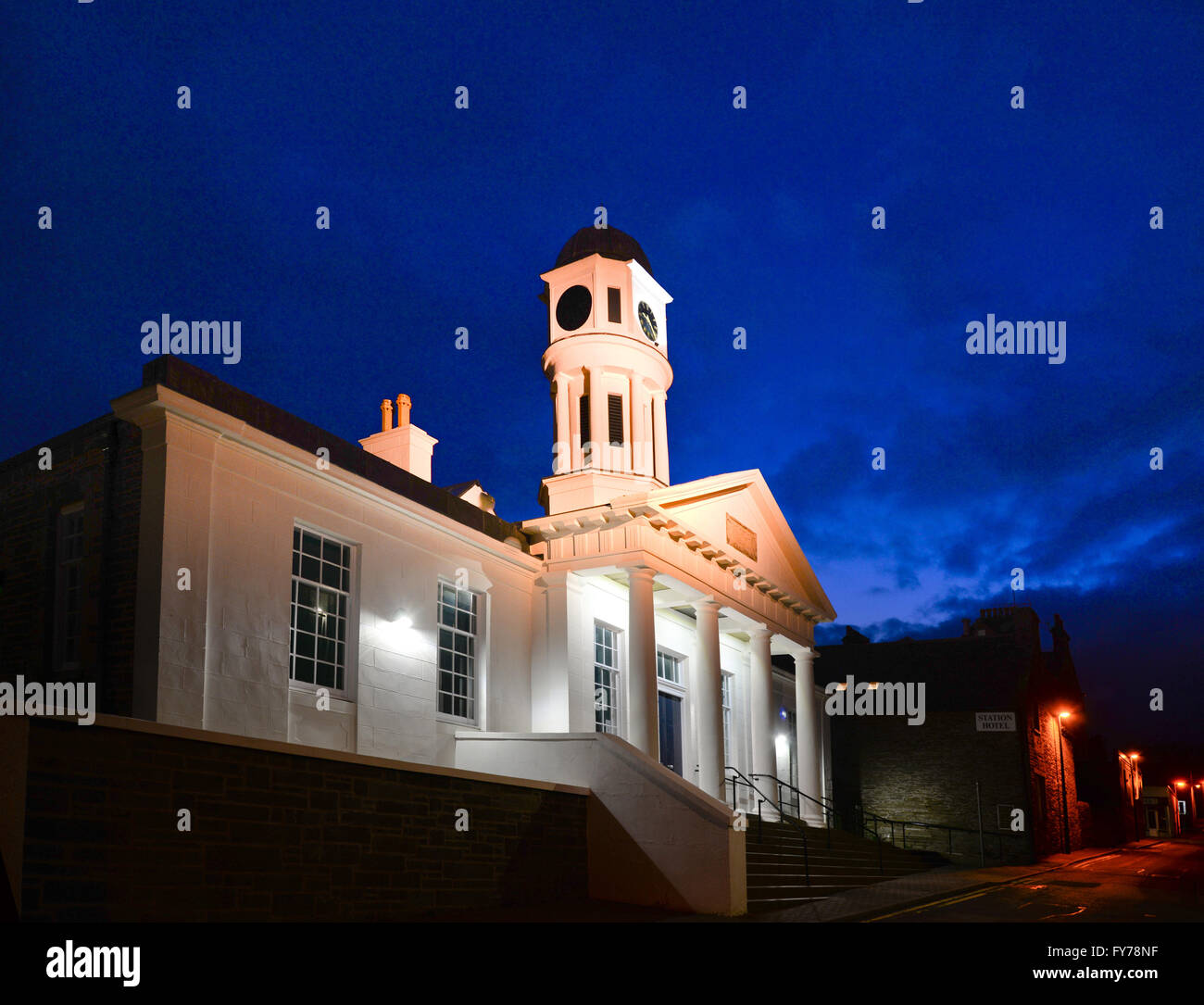 Thurso library on Davidson's Street, Thurso, Caithness, Scotland Stock ...