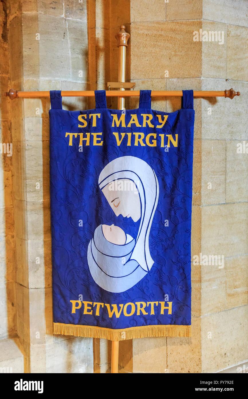 Virgin mary banner hi-res stock photography and images - Alamy