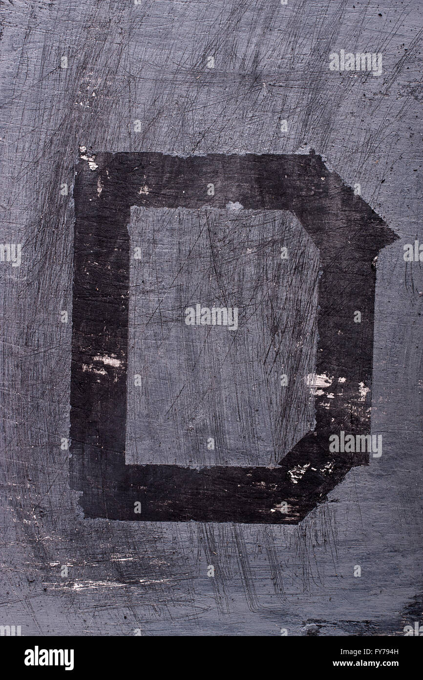Black grunge alphabet sticky tape effect.Letter D Stock Photo - Alamy