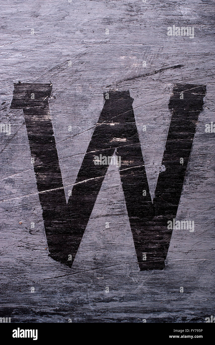 Black grunge alphabet sticky tape effect.Letter W Stock Photo - Alamy