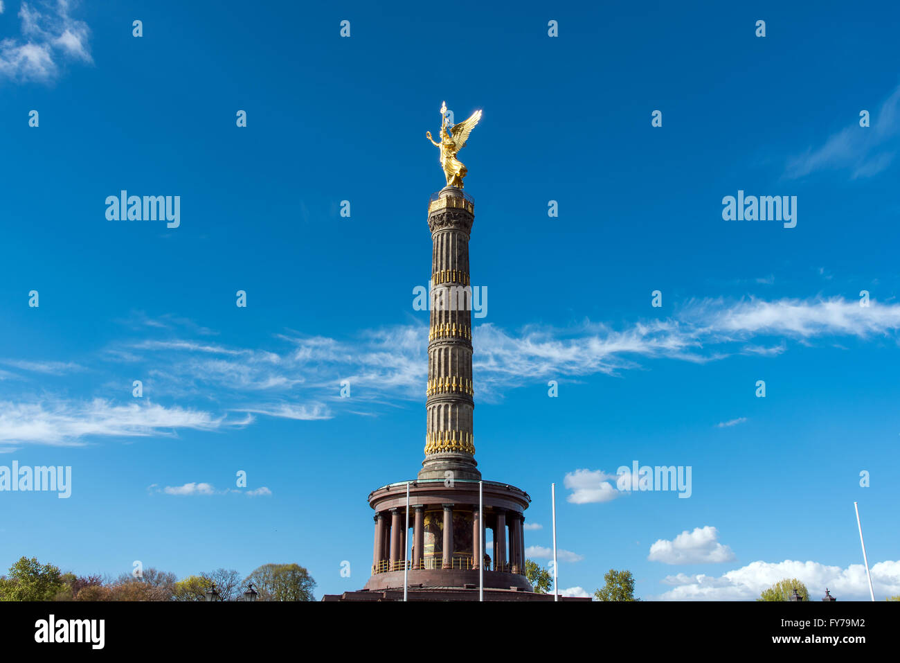 The Statue of Victory at the Tiergarten in Berlin Stock Photo - Alamy