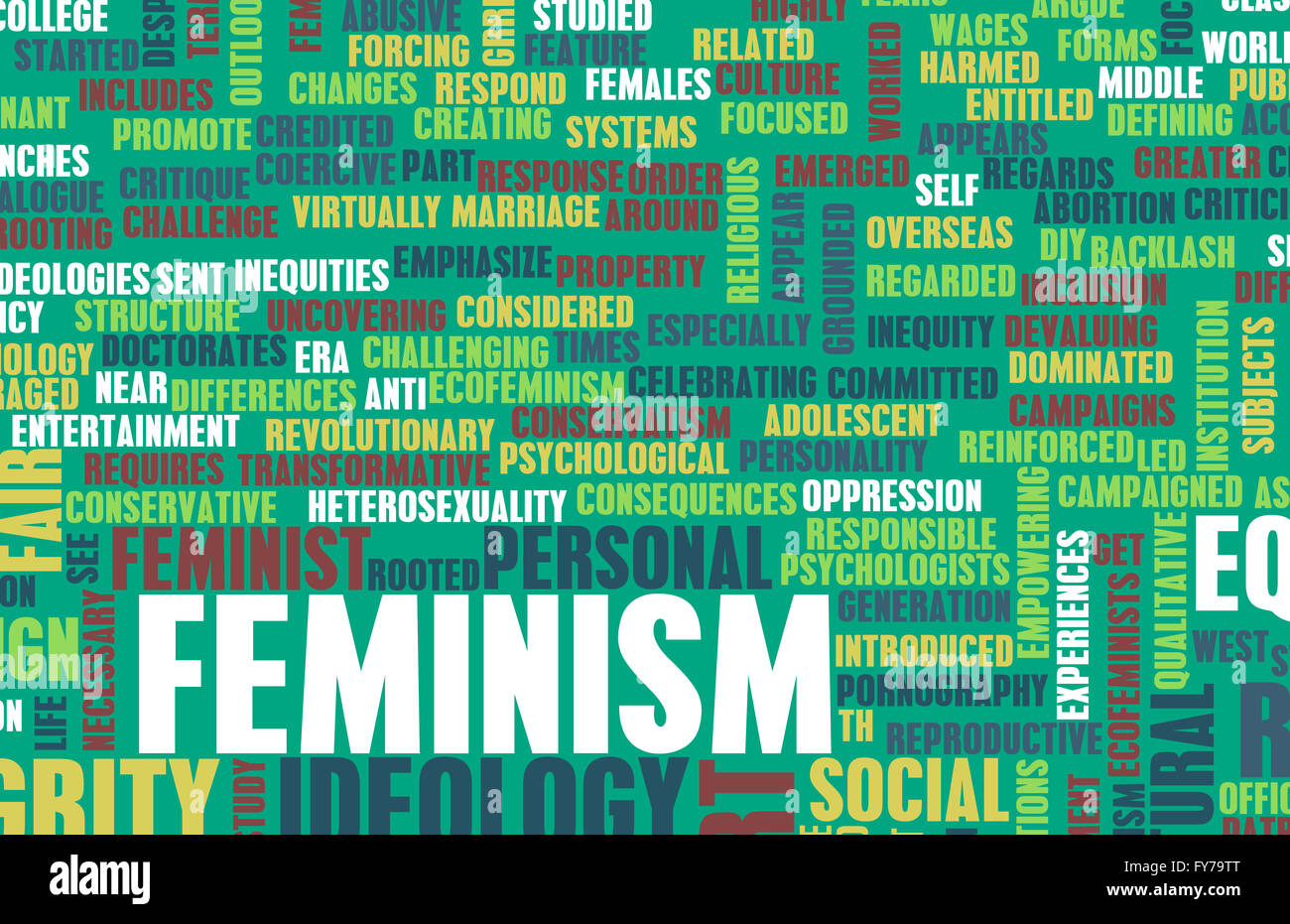 Feminism Ideology for Equality and Fair Treatment Stock Photo - Alamy