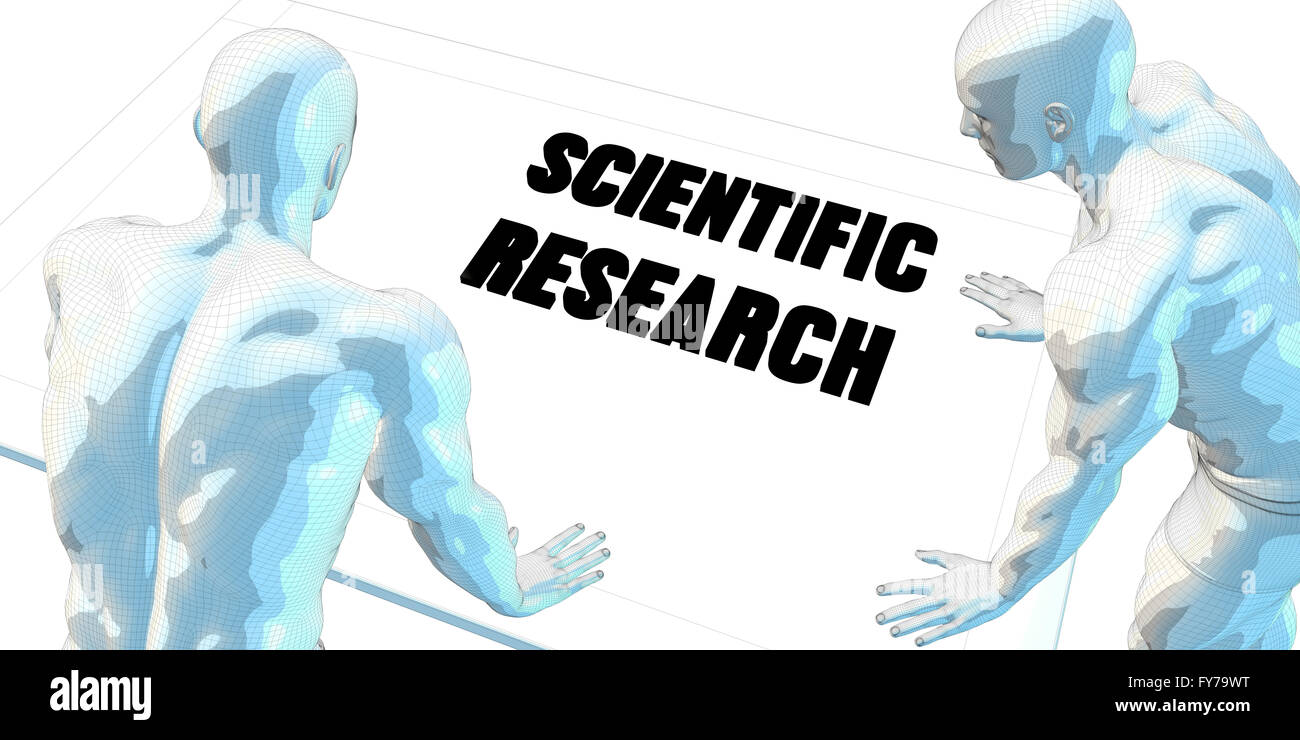 Scientific Research Discussion and Business Meeting Concept Art Stock ...