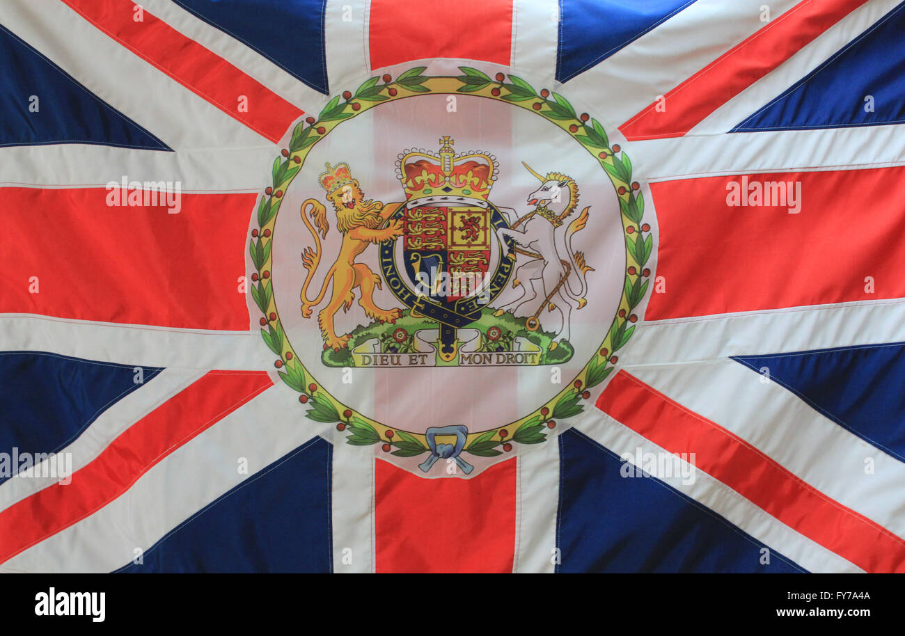 The flag of the British Embassy used for diplomatic missions abroad ...