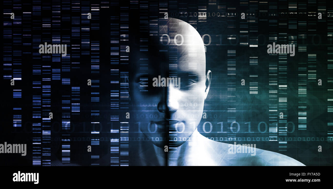 Genetic Modification as a Science Concept Industry Art Stock Photo - Alamy