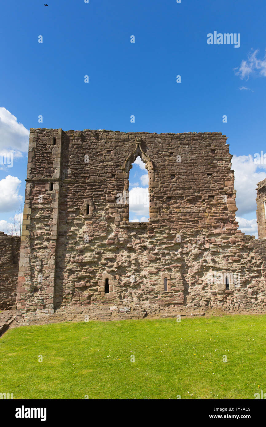 Monmouth Castle Monmouthshire Wales uk ruins of building and birthplace ...