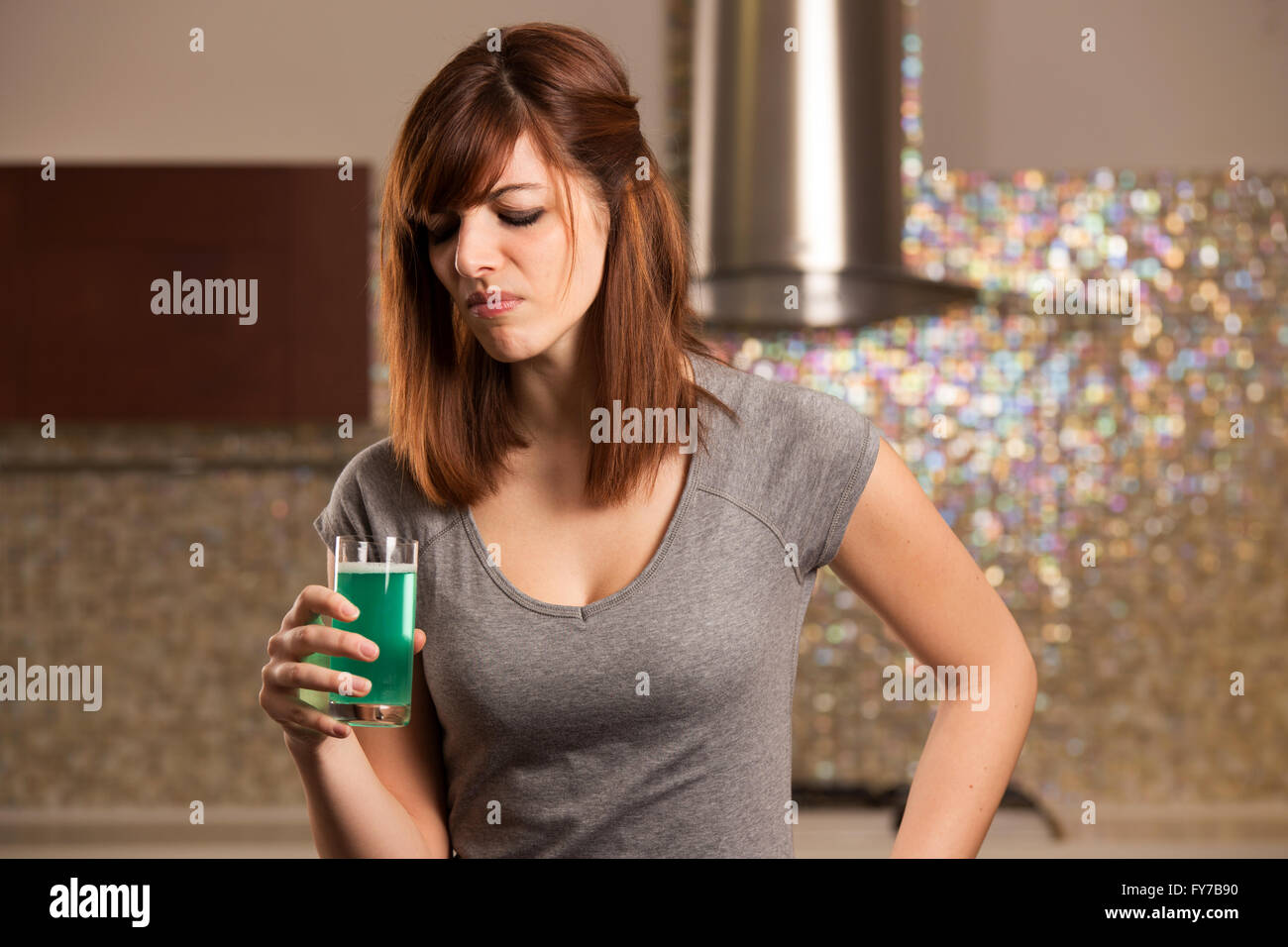 disgusting diet drink Stock Photo - Alamy