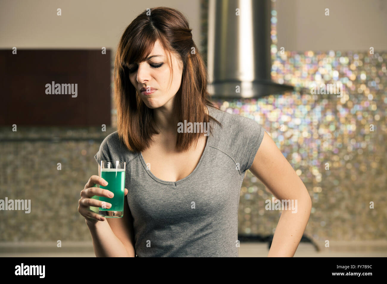 disgusting diet drink Stock Photo - Alamy