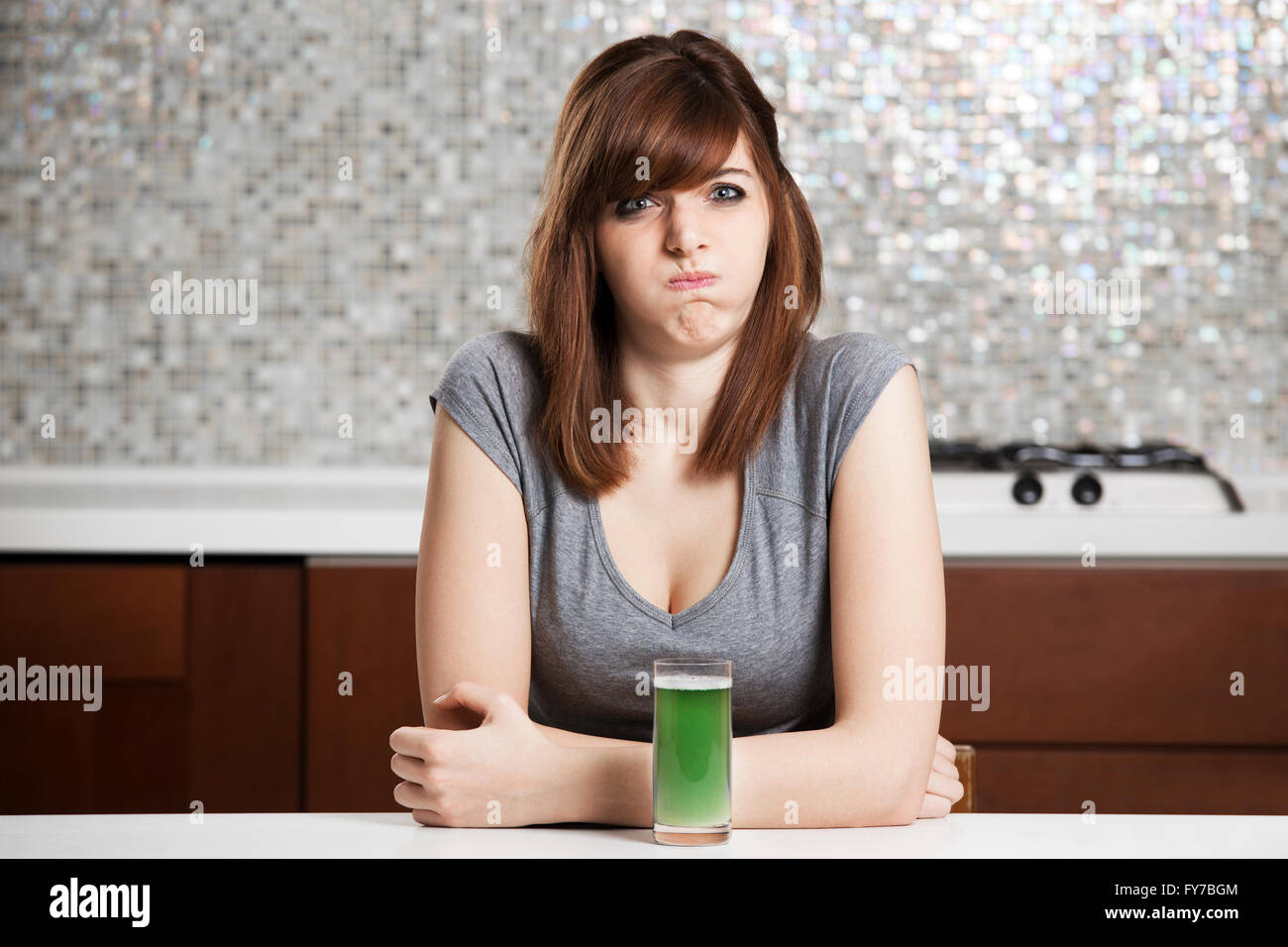 disgusting diet drink Stock Photo - Alamy