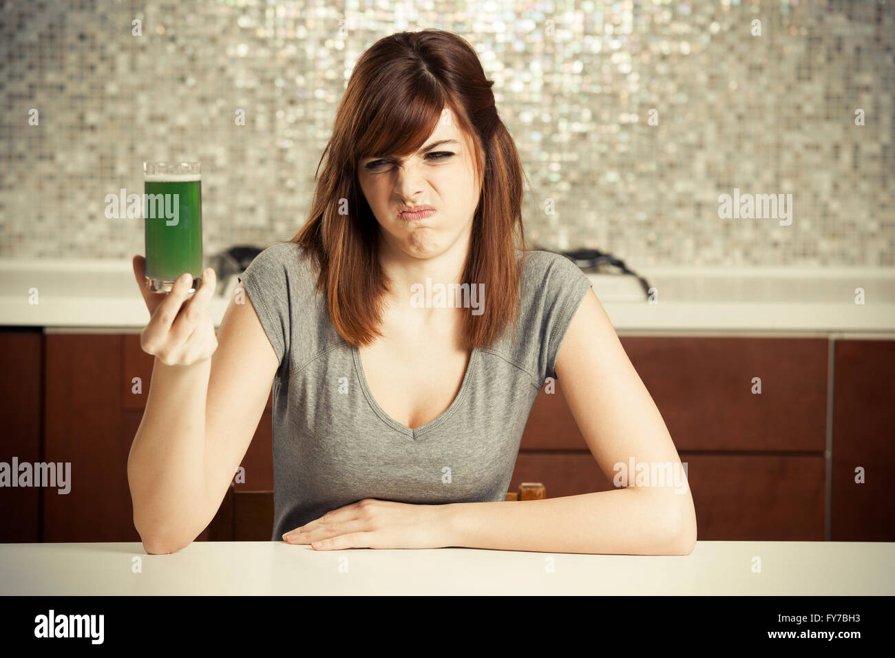disgusting diet drink Stock Photo - Alamy