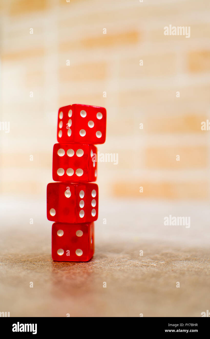 red dice stack Stock Photo - Alamy