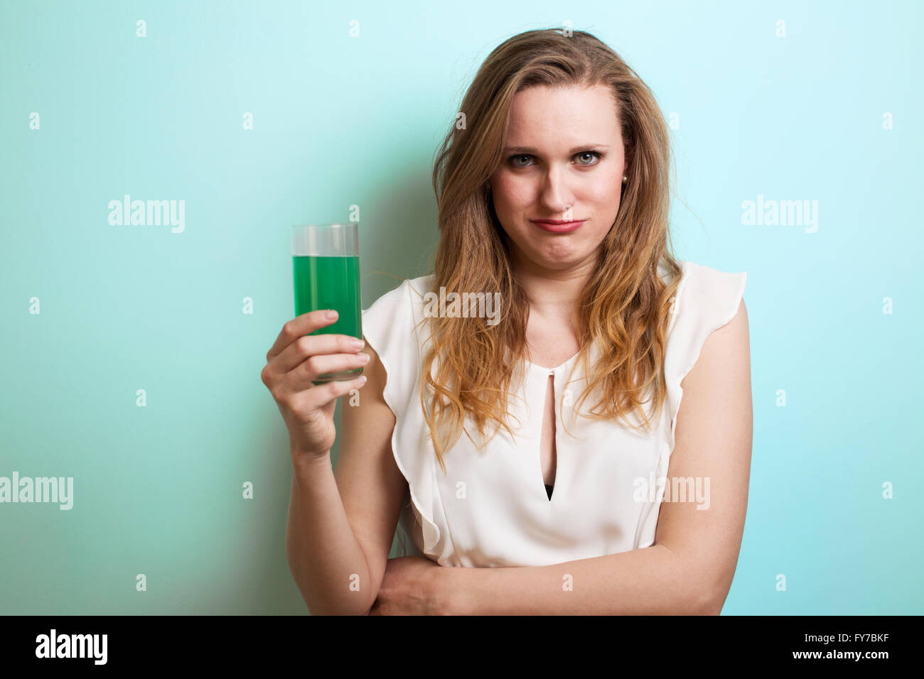 disgusting diet drink Stock Photo - Alamy