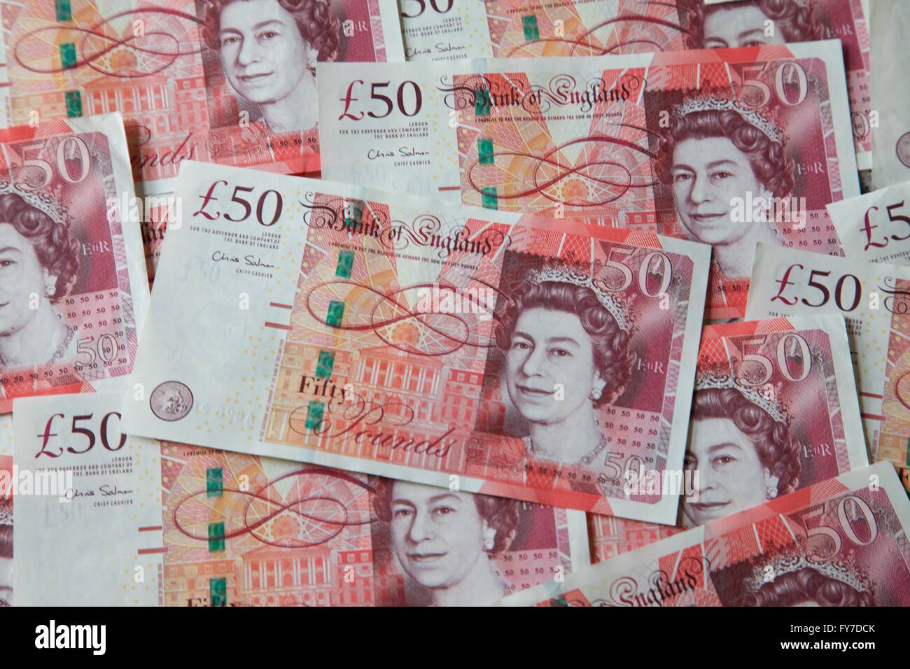 British £50 bank notes Stock Photo - Alamy