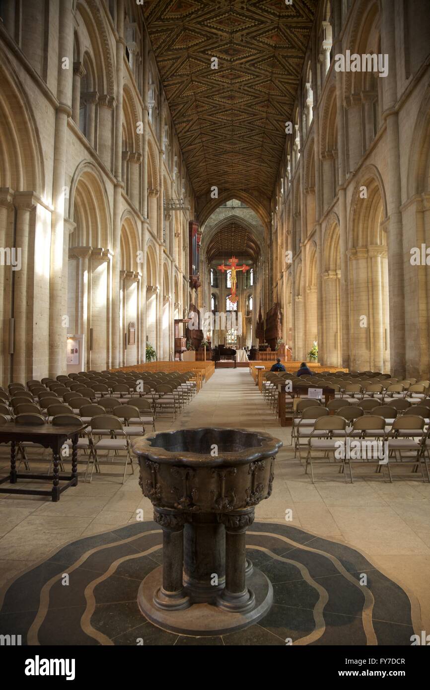 Peterborough Cathedral Interior High Resolution Stock Photography and ...