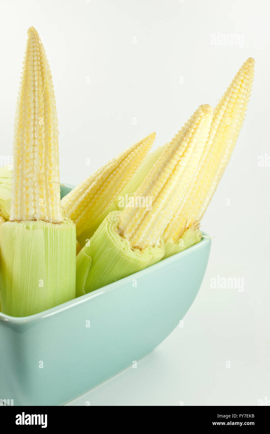 baby corn is healthy food Stock Photo - Alamy