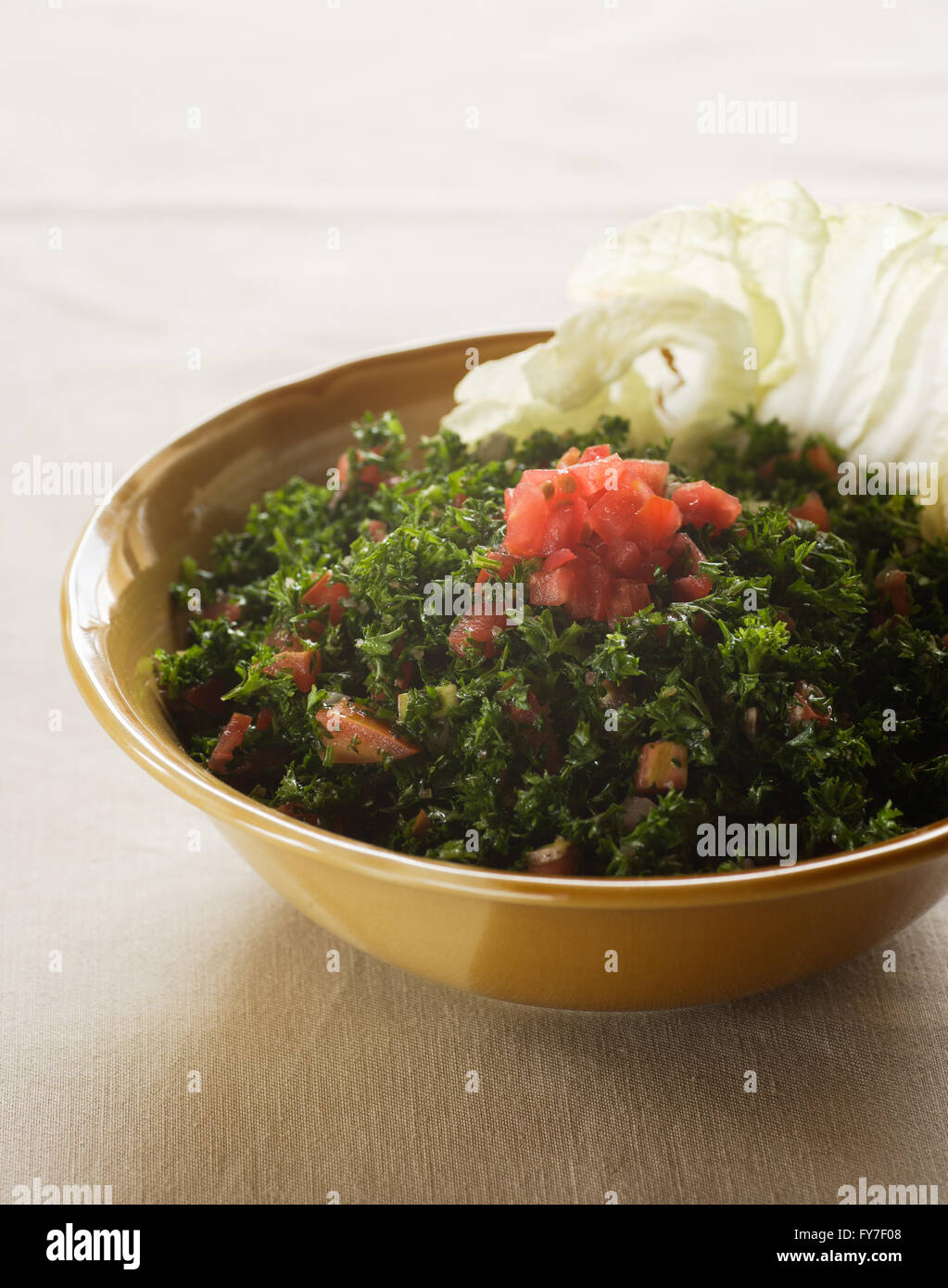 Tabbouleh, Lebanese salad Stock Photo - Alamy