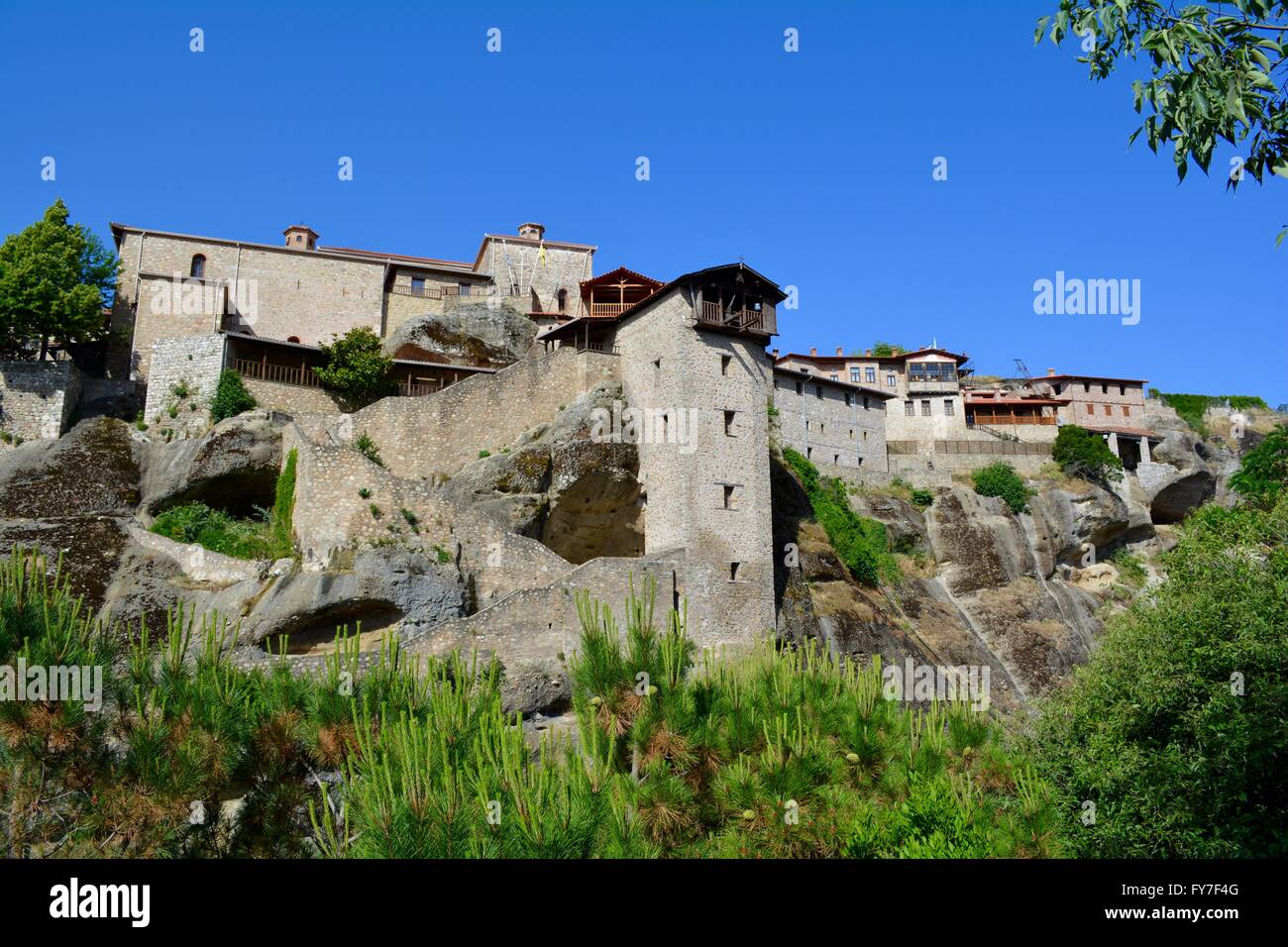 great meteoron monastery in Meteora Greece Stock Photo - Alamy