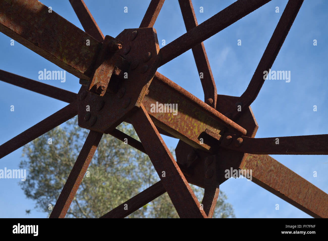 Water well wheel hi-res stock photography and images - Alamy