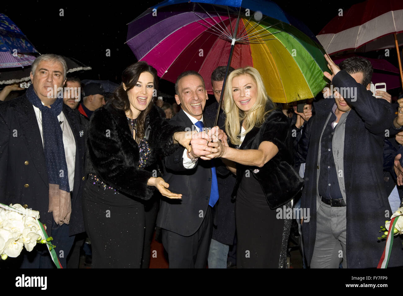 Local Caption *** Teverola (Ce) Inauguration of a show room of the ...