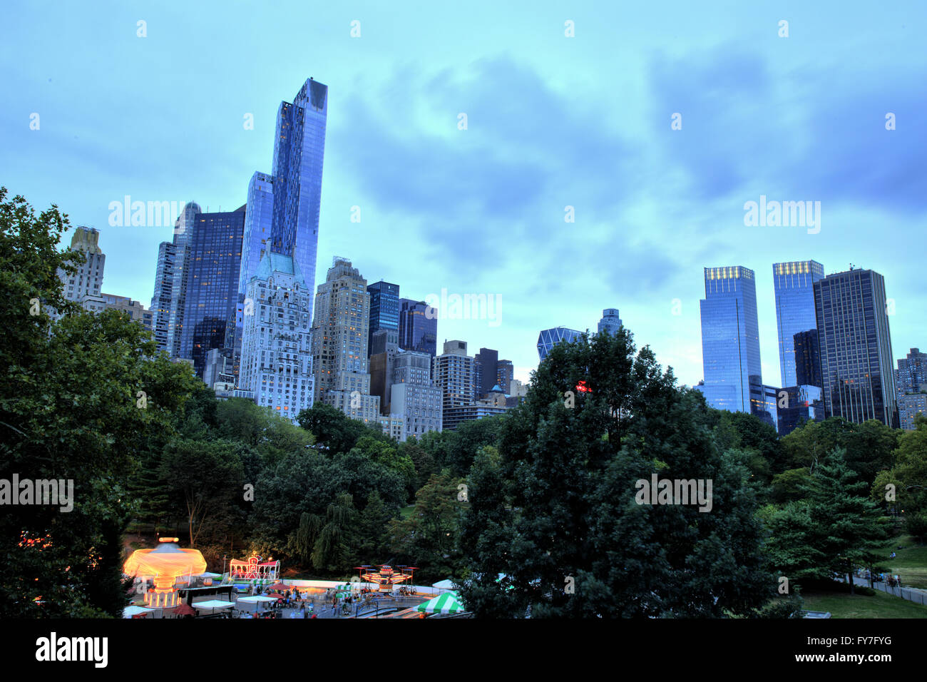 Midtown Manhattan View from Central Park, New York City Stock Photo - Alamy