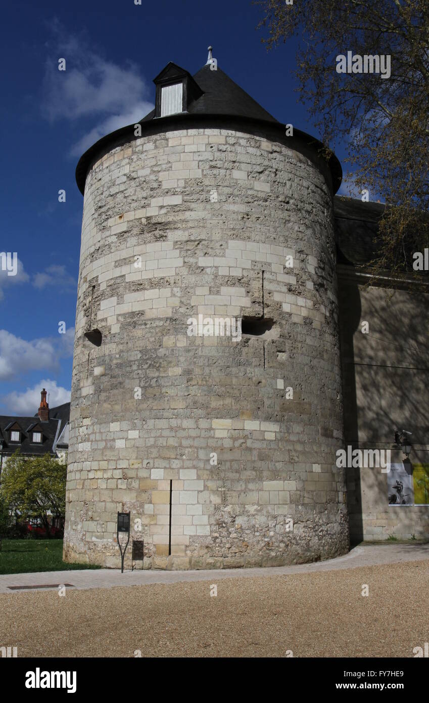 exterior of Chateau de Tours, Tours France April 2016 Stock Photo - Alamy