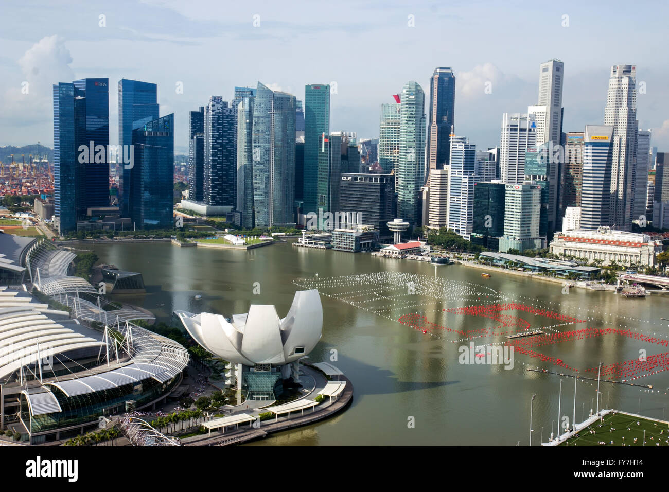 views of the Marina Bay Singapore Stock Photo - Alamy