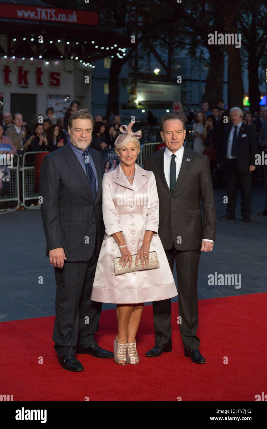 Helen Mirren, John Goodman and Bryan Cranston Stock Photo - Alamy