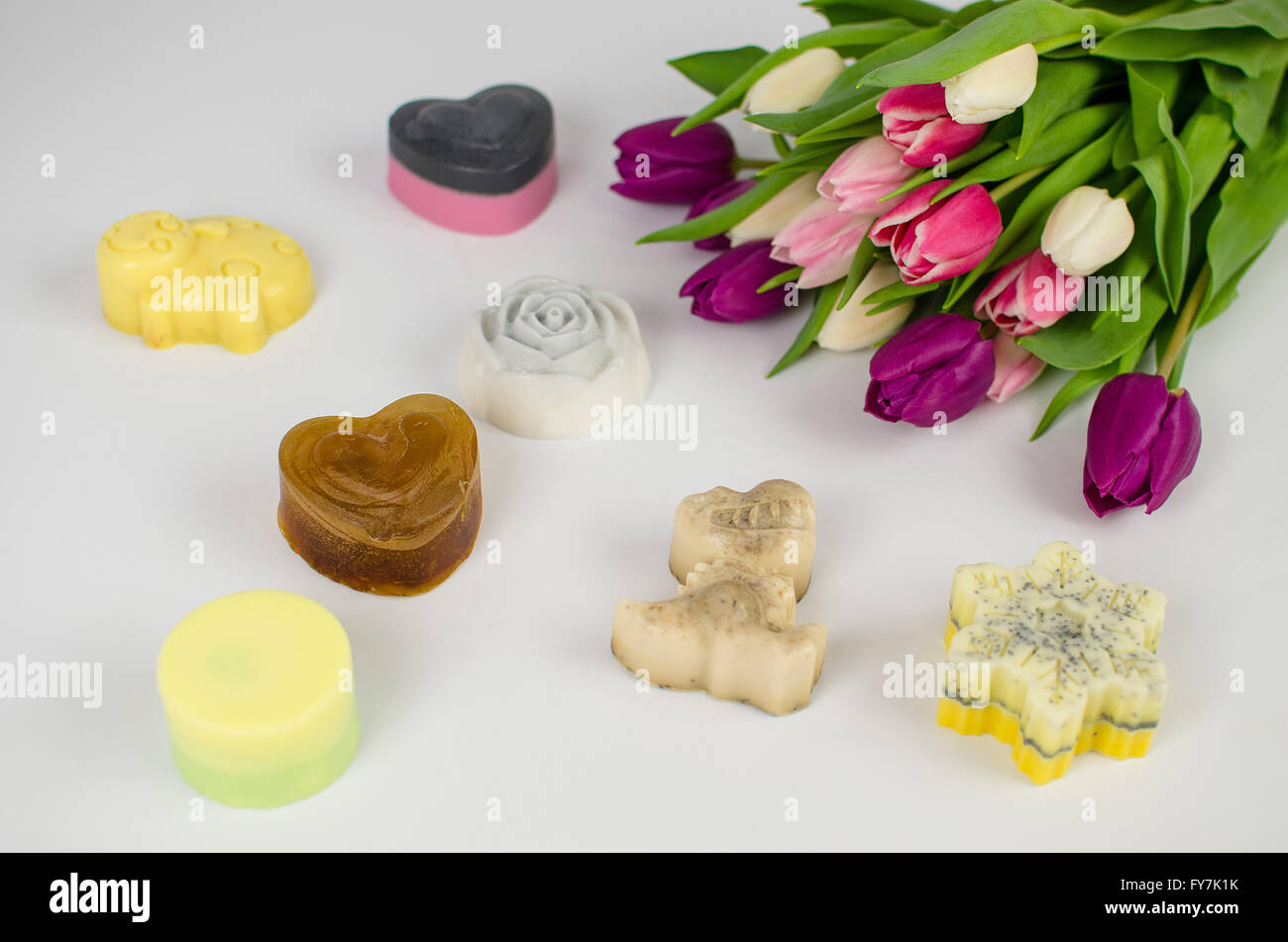 luxury handmade soap bars in variety of senses Stock Photo - Alamy
