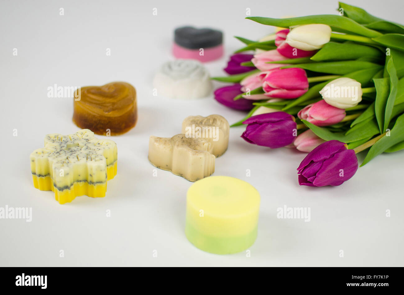 luxury handmade soap bars in variety of senses Stock Photo - Alamy