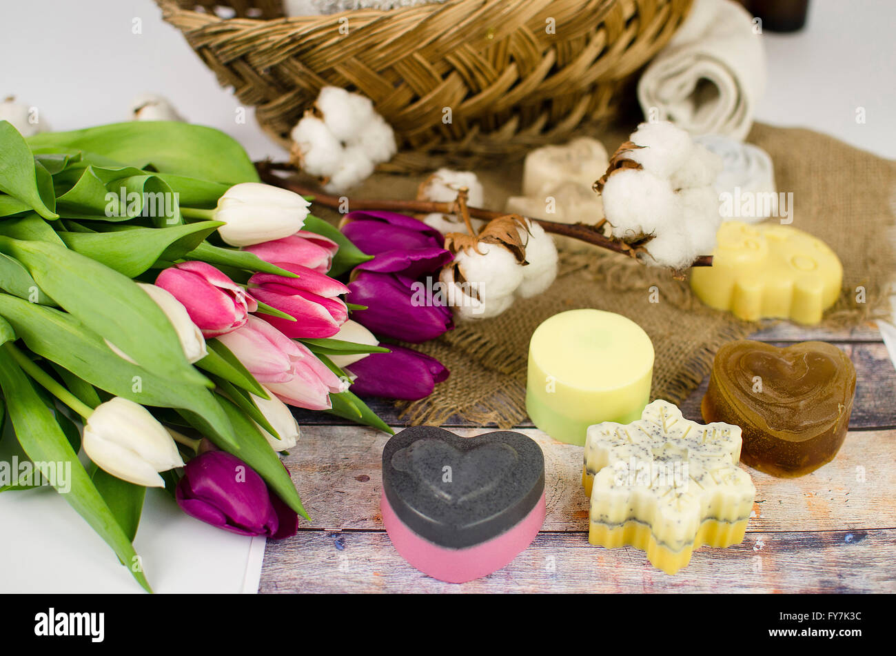 luxury handmade soap bars in variety of senses Stock Photo - Alamy