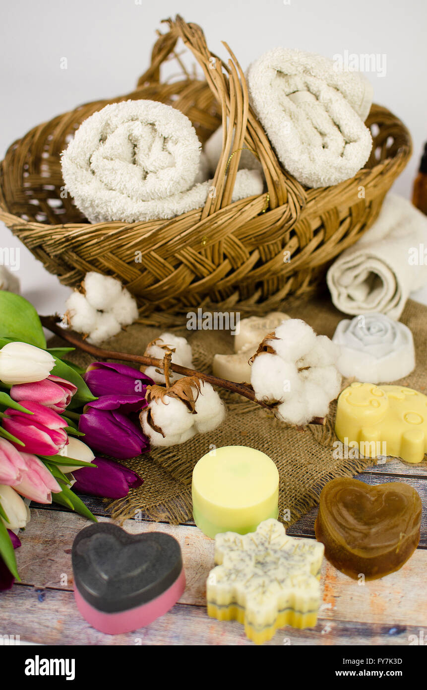 luxury handmade soap bars in variety of senses Stock Photo - Alamy