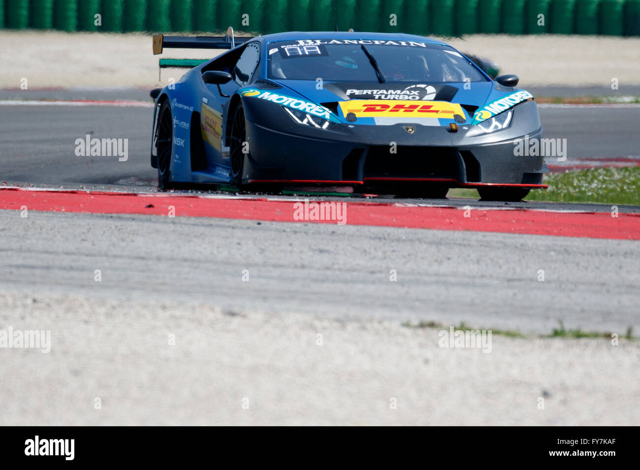 Misano Adriatico, Italy - April 10, 2016: Lamborghini Huracan GT3 of ...
