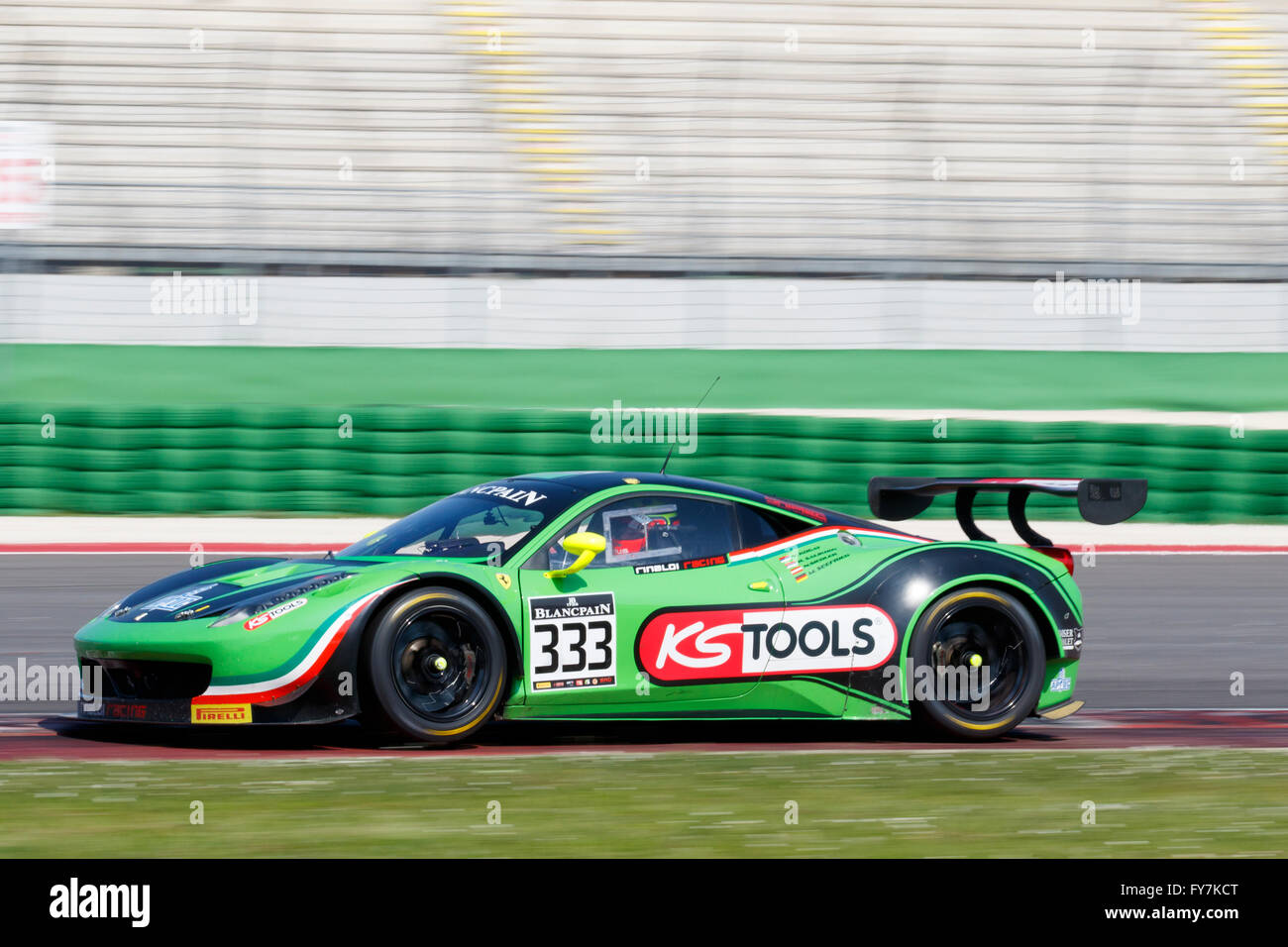 Misano Adriatico, Italy - April 10, 2016: Ferrari 458 Italia GT3 of ...