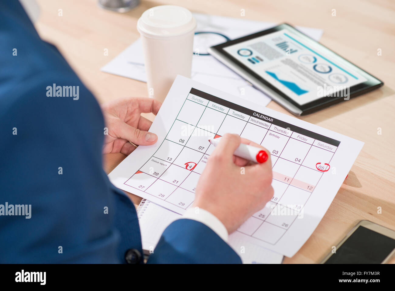 Man calendar hi-res stock photography and images - Alamy