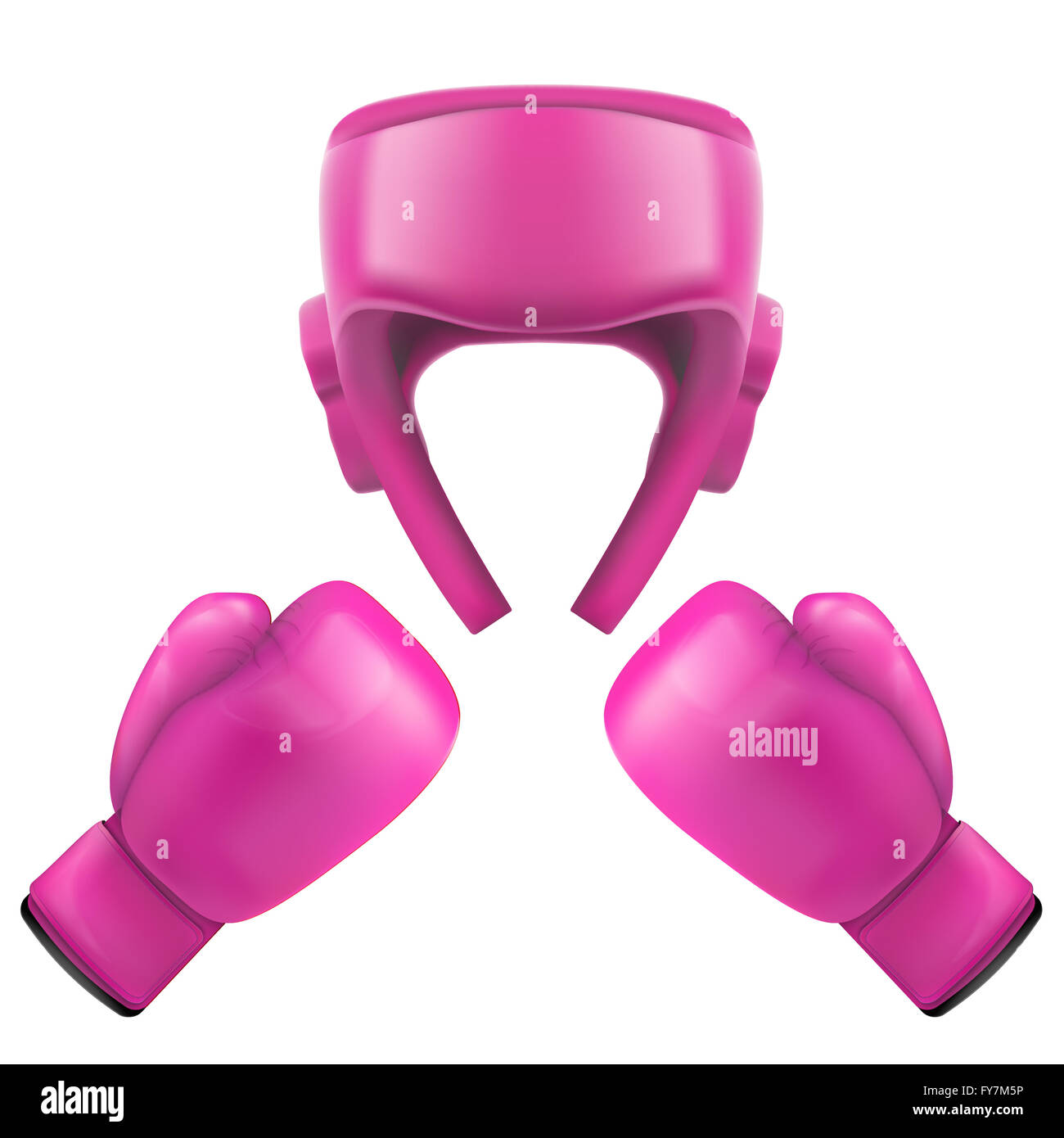 Female Boxing Knockout Punch Cut Out Stock Images & Pictures - Alamy