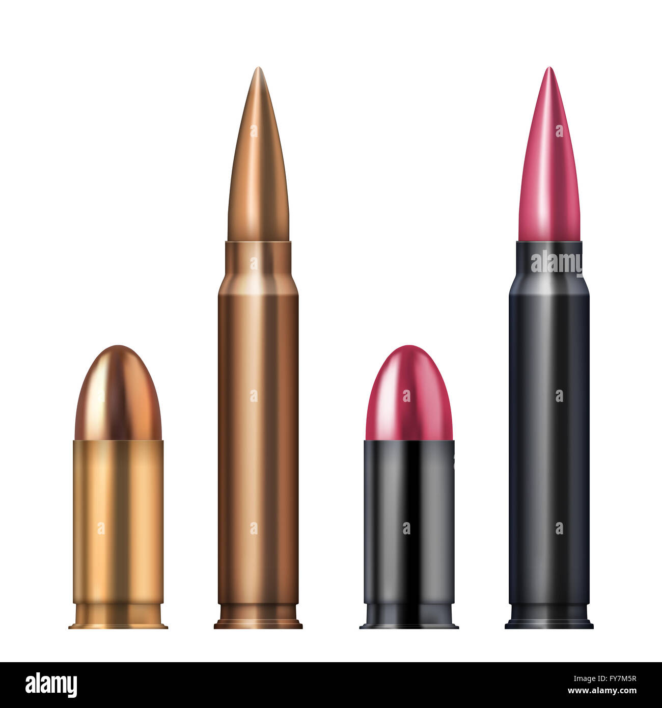 Revolver and ammunition hi-res stock photography and images - Alamy