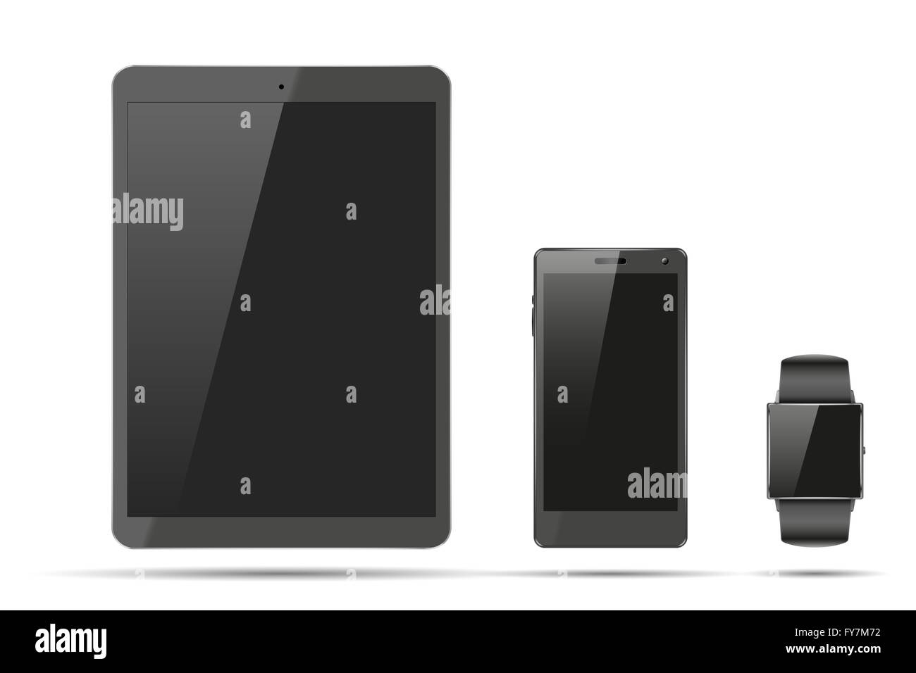 Smartwatch and gadgets Stock Photo - Alamy