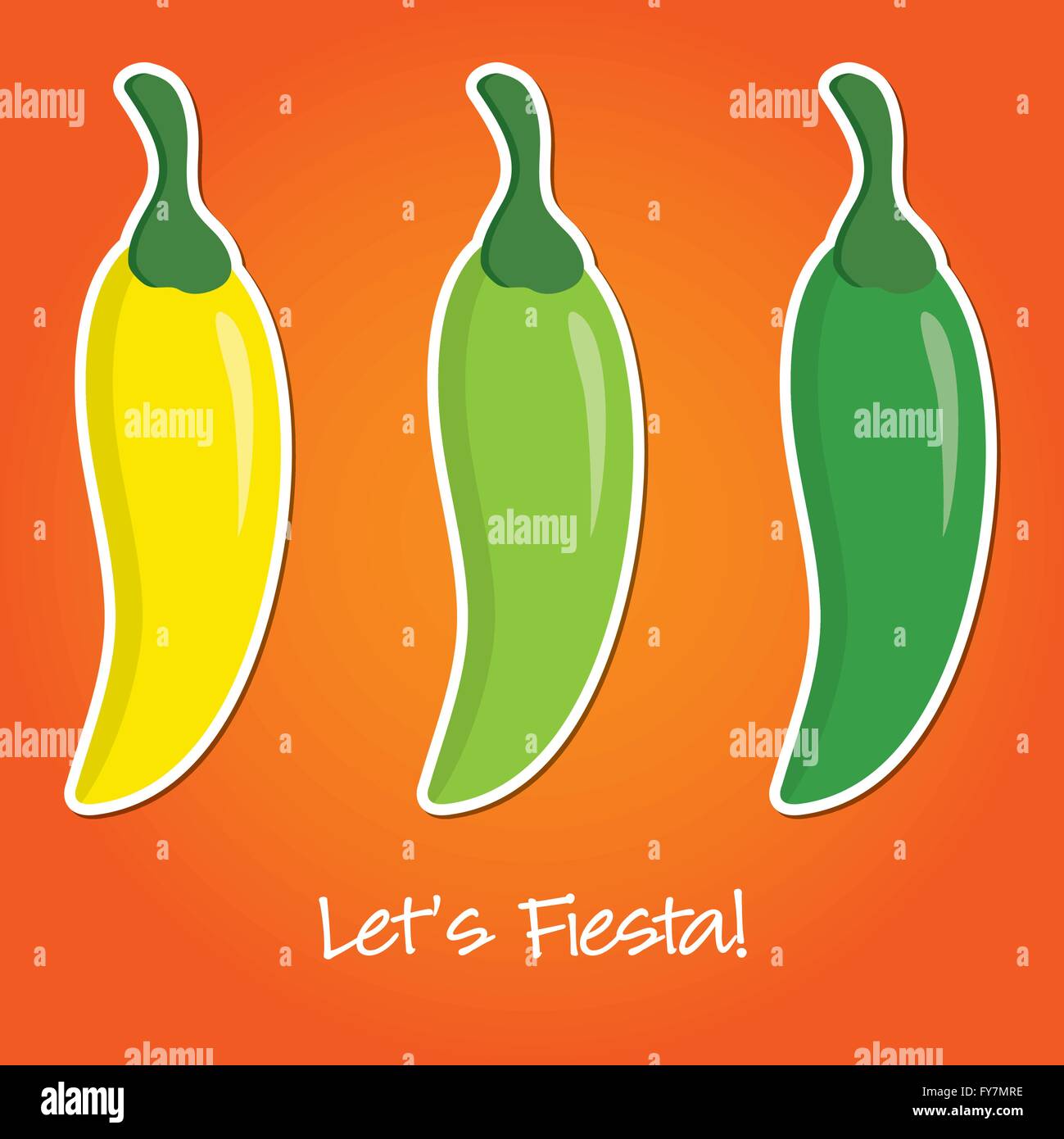 Chilli cut out Stock Vector Images - Alamy