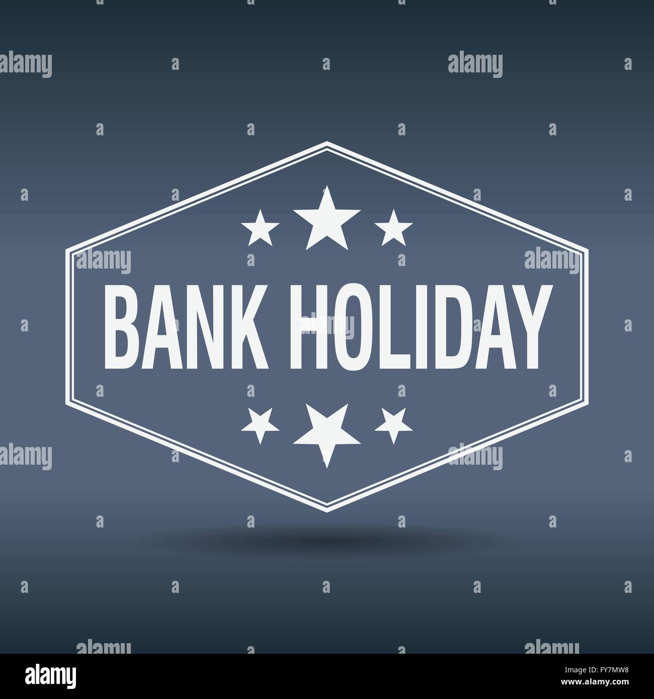 Bank holiday vintage stamp hi-res stock photography and images - Alamy