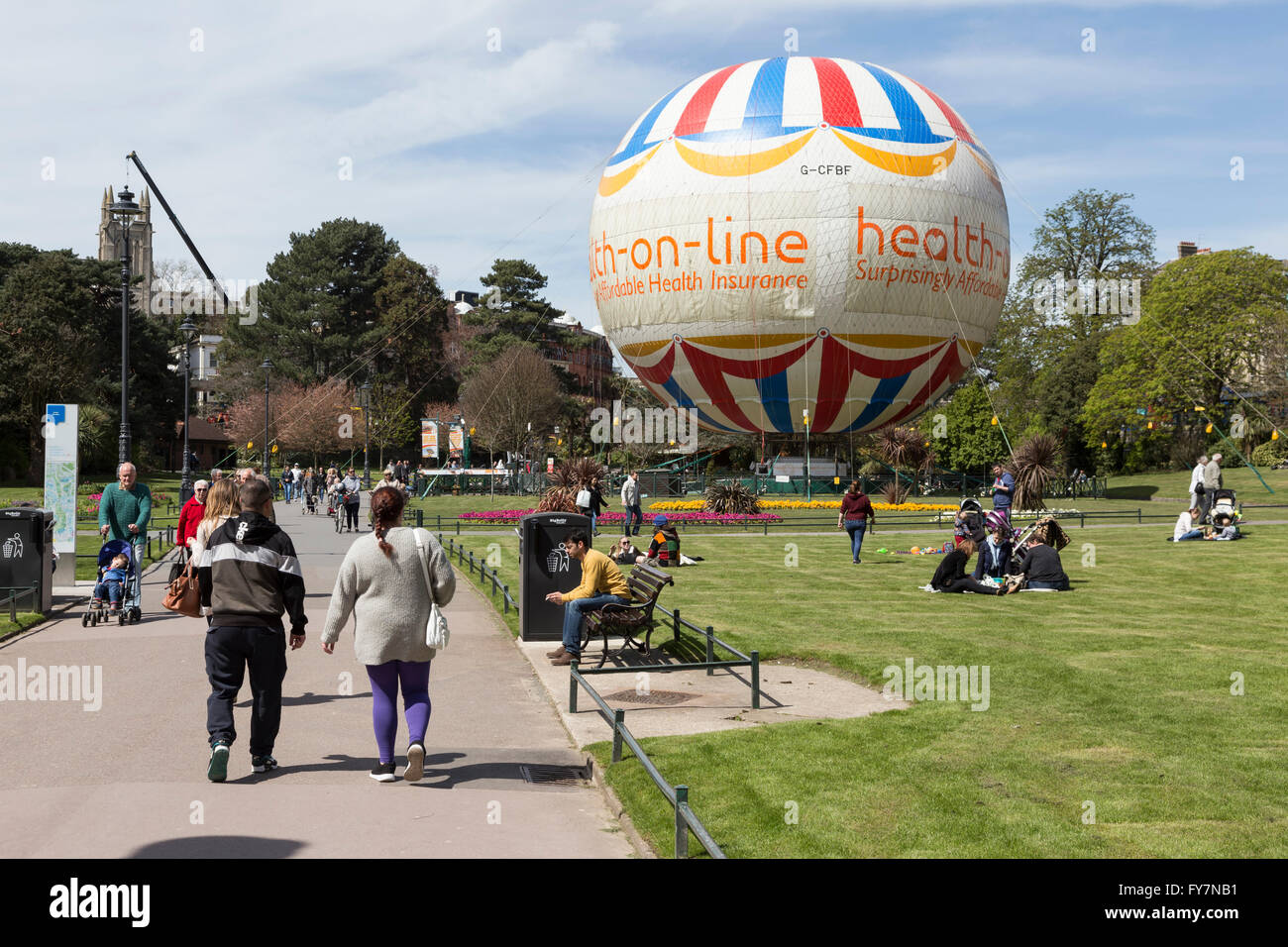 Balloon bournemouth balloon ride hi-res stock photography and images ...