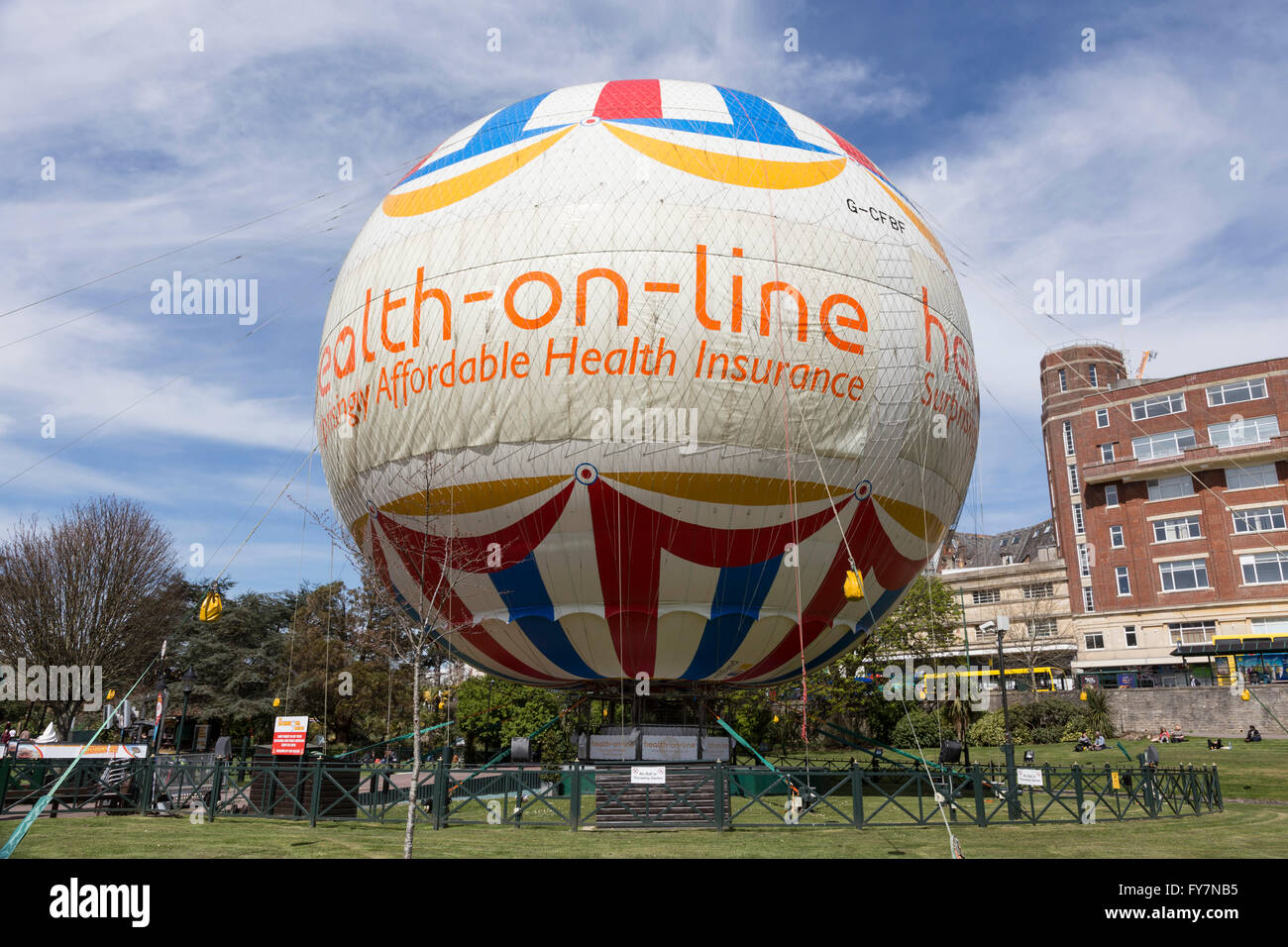 Balloon bournemouth balloon ride hi-res stock photography and images ...