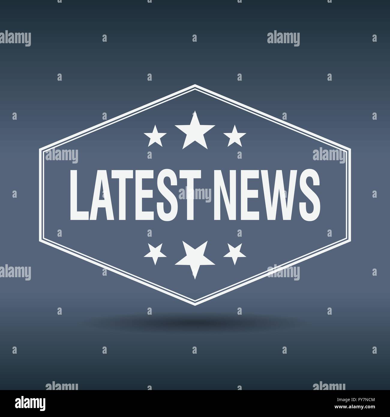 Latest news stamp label hi-res stock photography and images - Alamy
