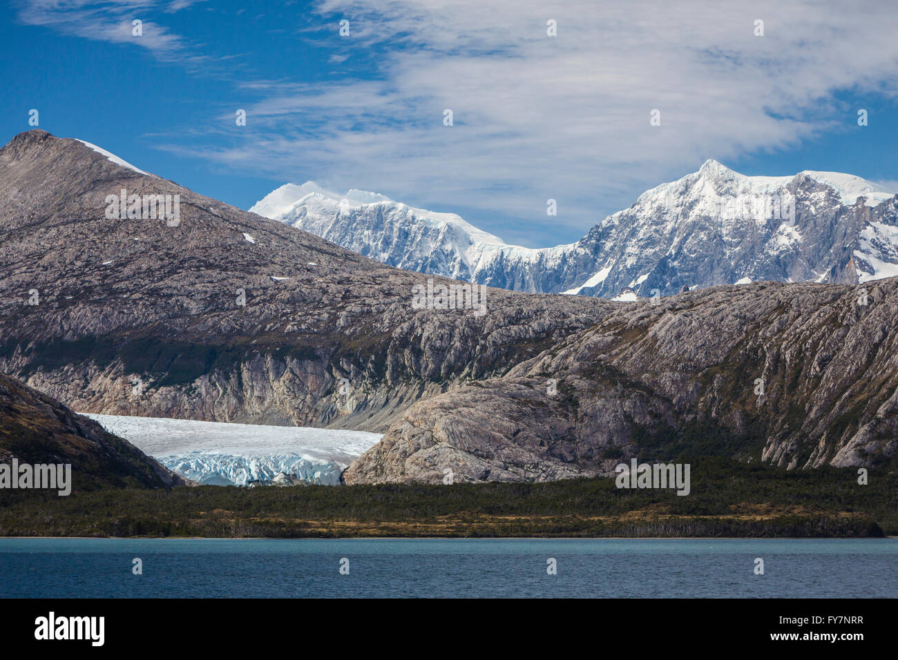 Glaciers in the Beagle Channel, Northwest Arm, Patagonia, Argentina ...