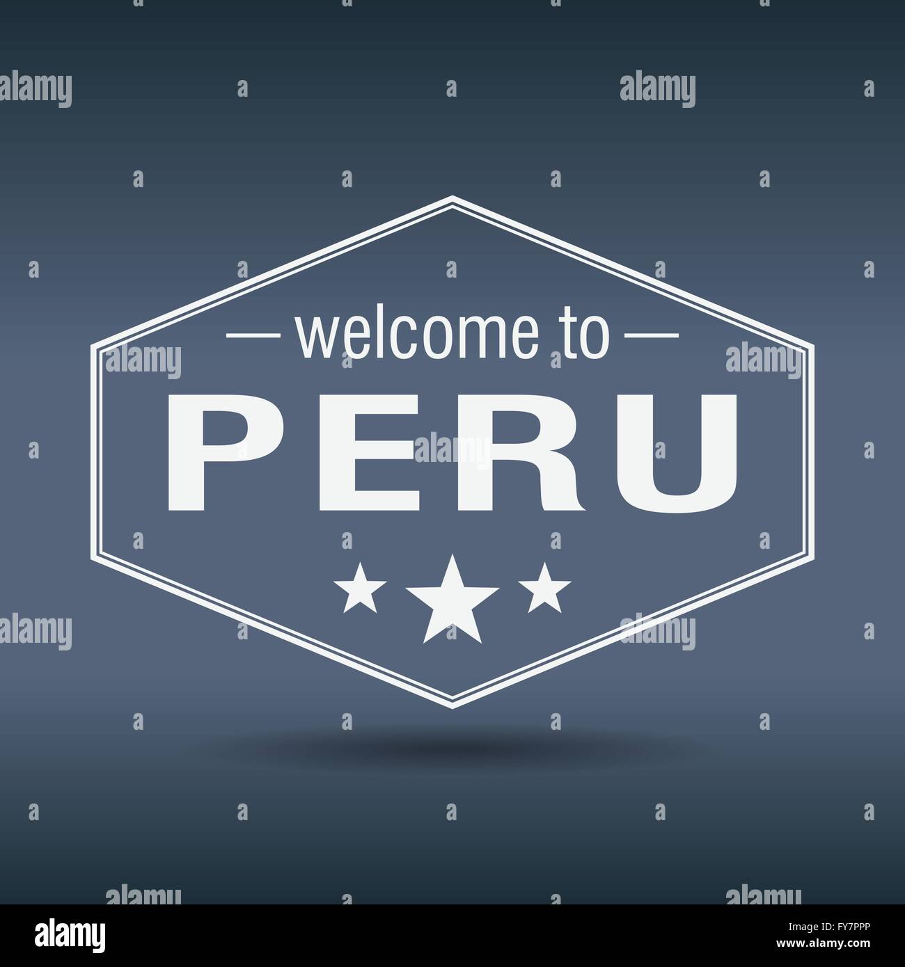 Welcome to peru Stock Vector Images - Alamy