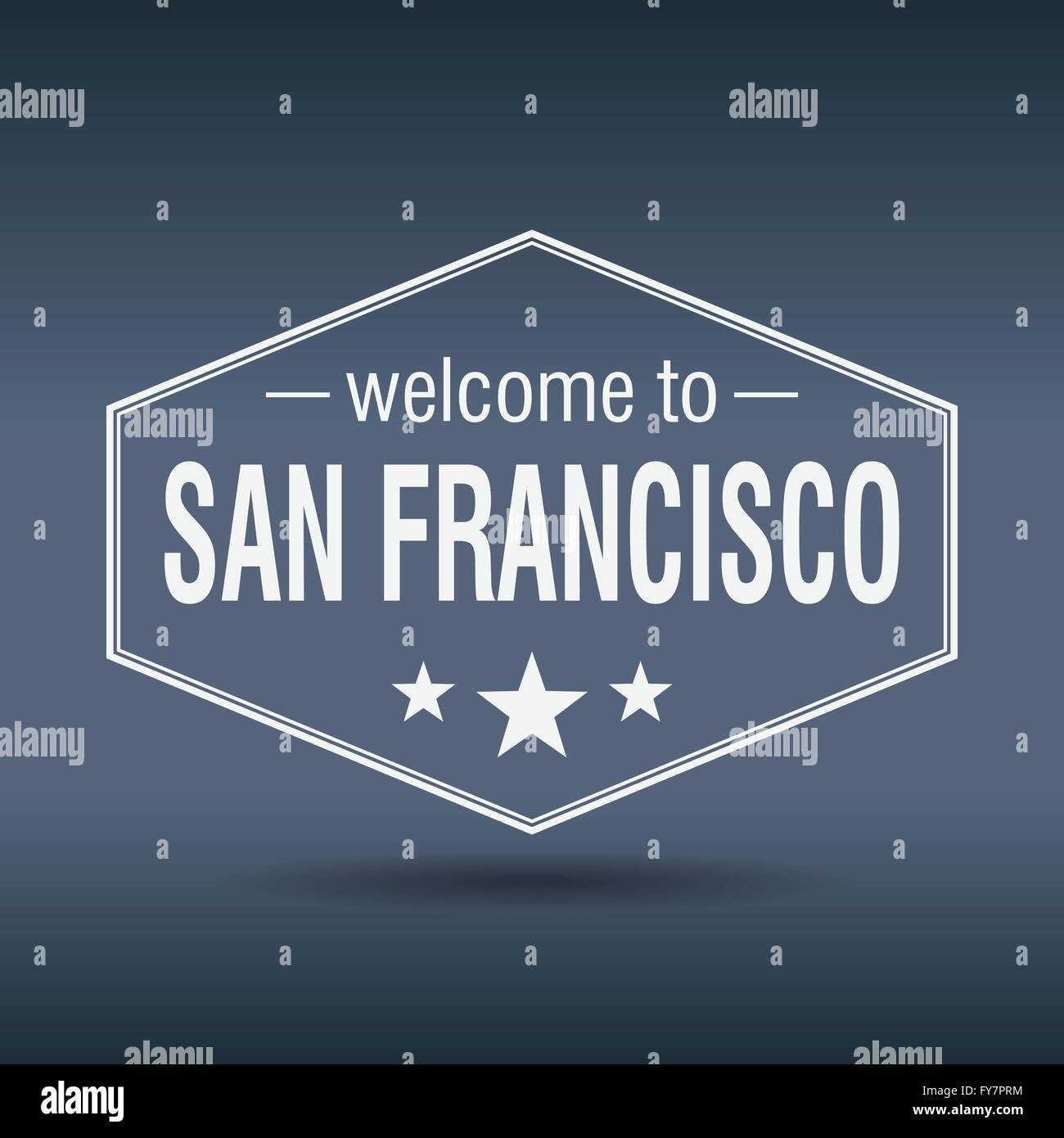 Welcome to san francisco sign Stock Vector Images - Alamy