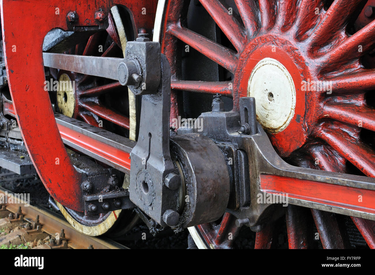 Steam locomotive wheel connecting rod hi-res stock photography and ...