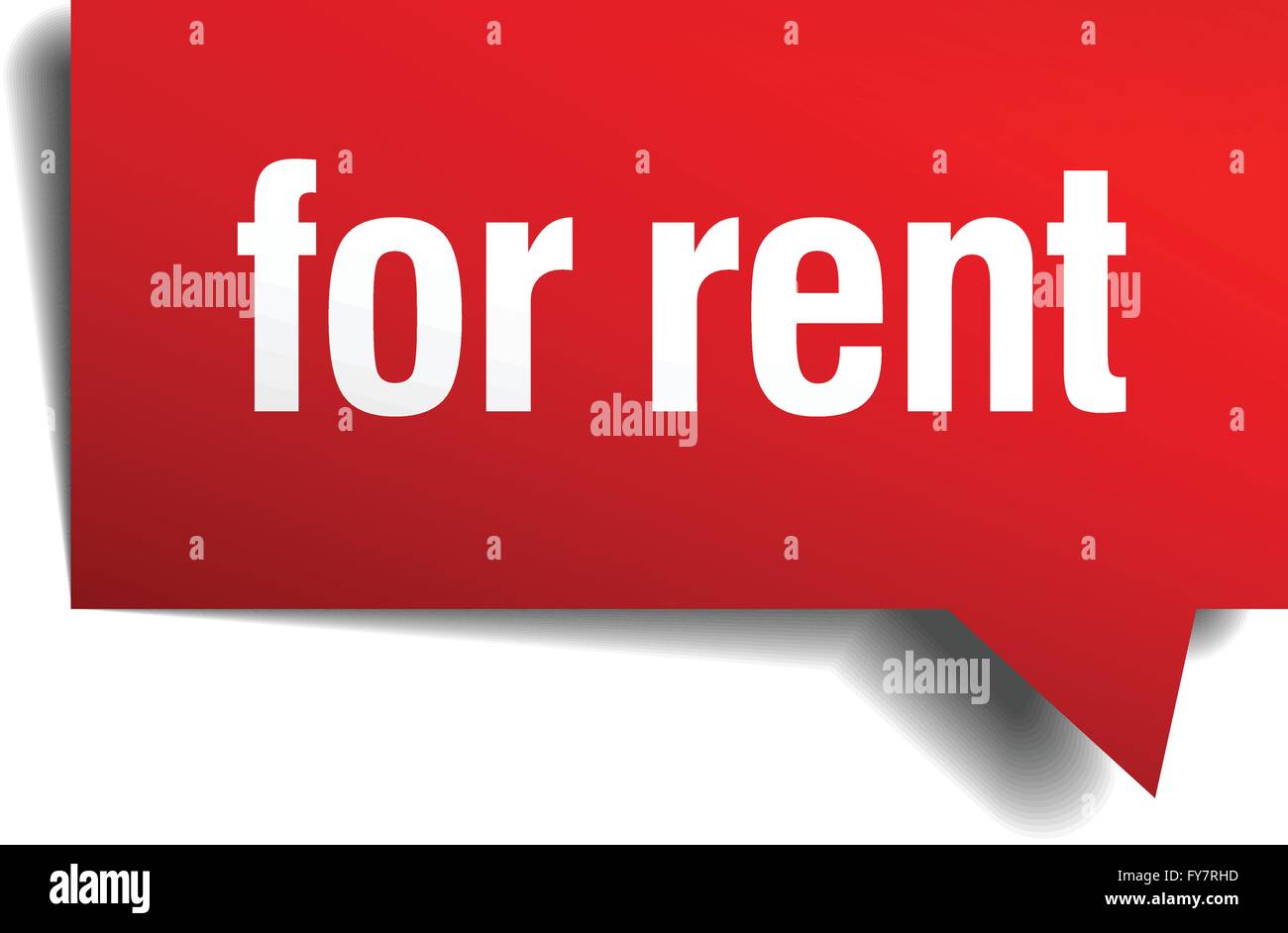 Rent speech bubble sign Stock Vector Images - Alamy