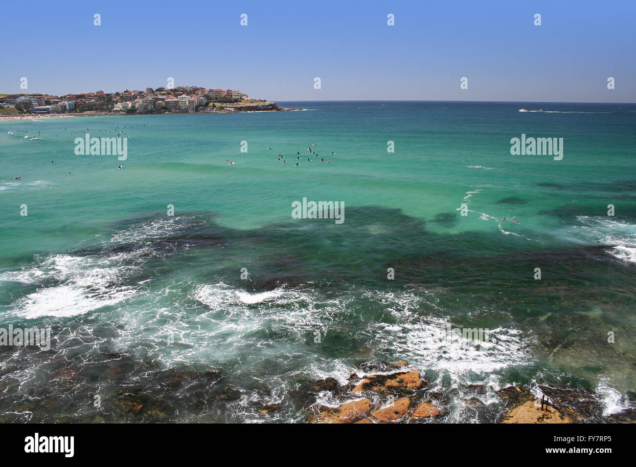 A ocean view in Sydney - Bondi beach - Landscape Stock Photo - Alamy