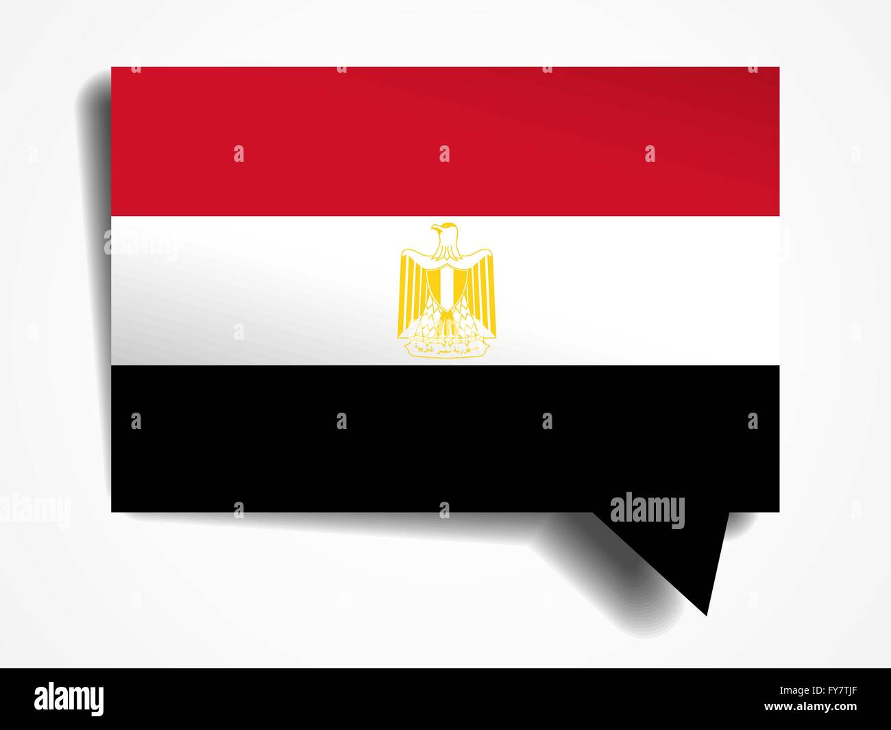 Paper flag of egypt Stock Vector Images - Alamy