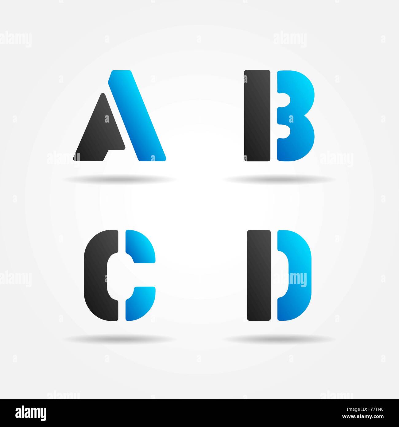 Abcd vector vectors hi-res stock photography and images - Alamy